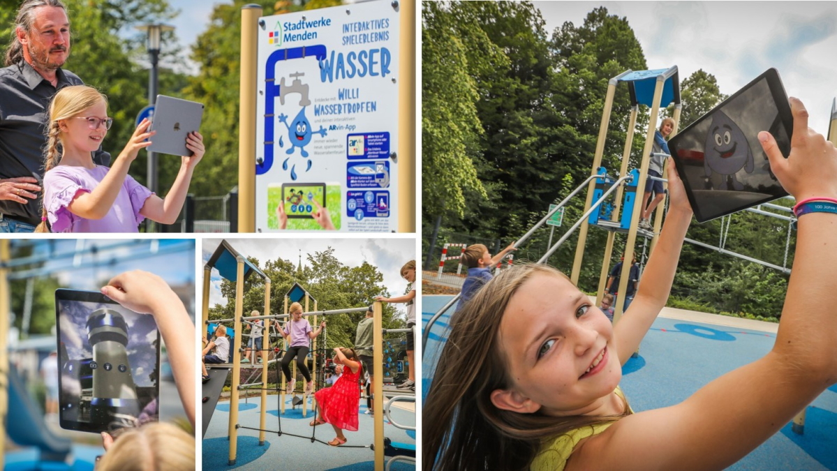 Stadtwerk eröffnet interaktiven Augmented-Reality-Spielplatz | BDEW Stadtwerk eröffnet interaktiven Augmented-Reality-Spielplatz | BDEW