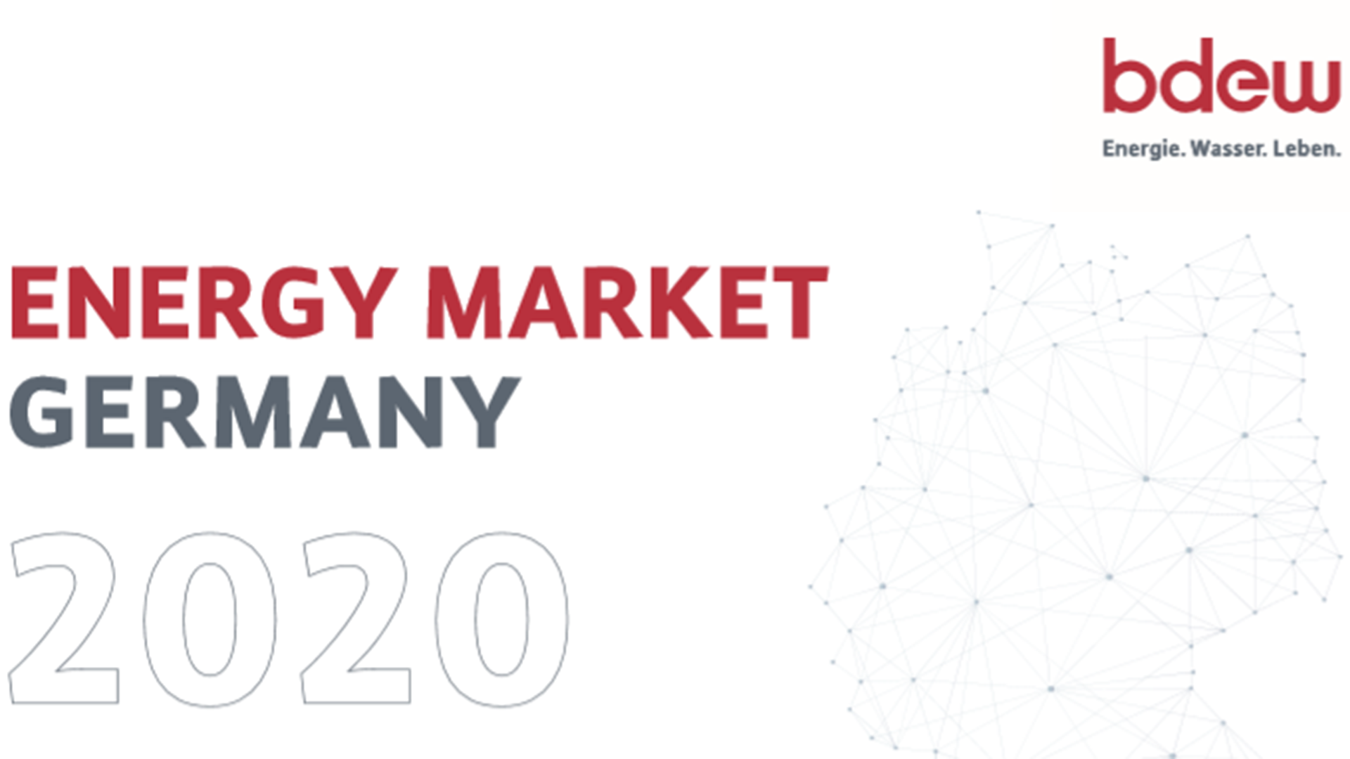 BDEW-Energiemarkt Deutschland 2020 | BDEW